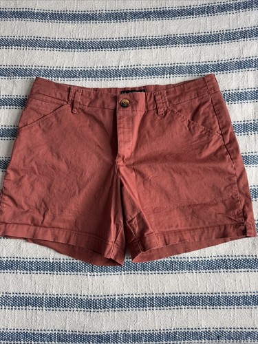 Lee Women’s Midrise 12 Shorts Rust Chino | eBay