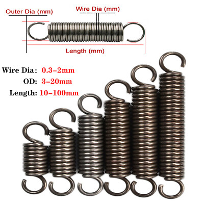 Expansion Spring Tension Extension Expanding Extending Springs 10mm ...