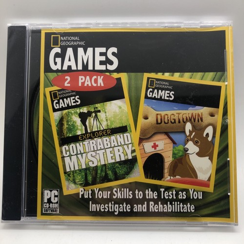 NATIONAL GEOGRAPHIC GAME 2 Pack COLLECTION PC GAME CD New Sealed ...