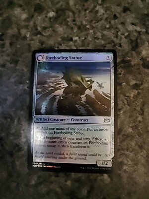 Foil Foreboding Statue Innistrad: Crimson Vow - Magic the Gathering MTG ...