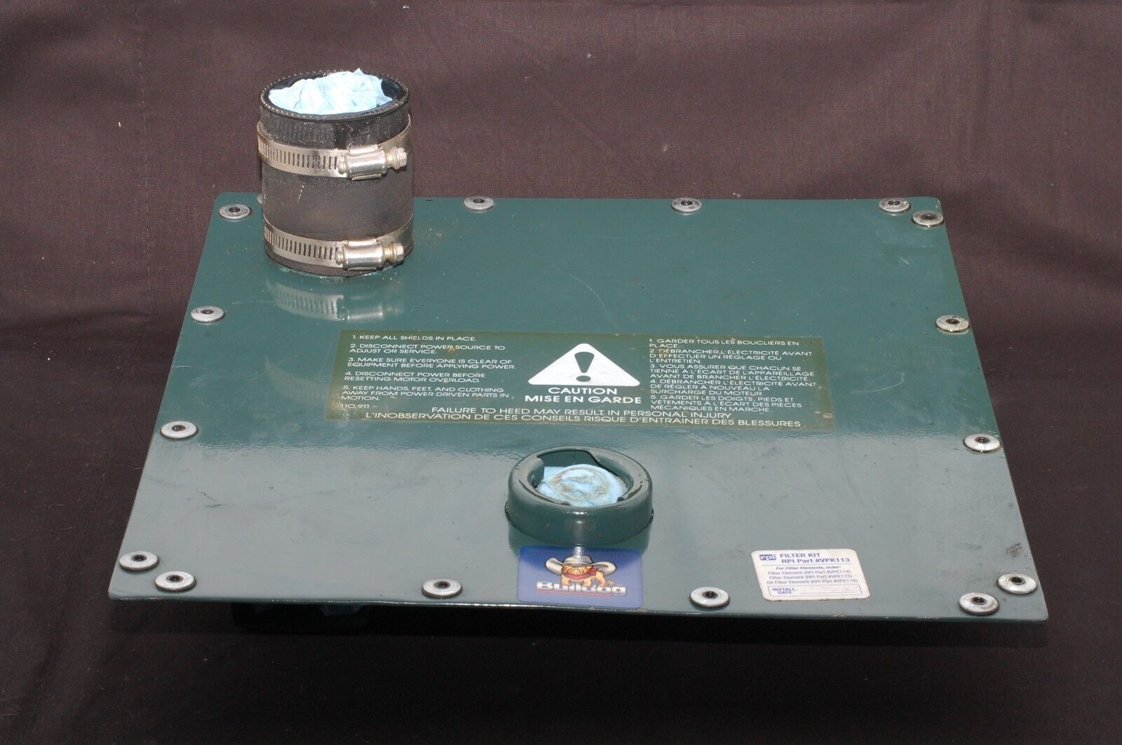 Ramvac Bulldog Dental Suction Pump Cover Oil Reservoir | eBay