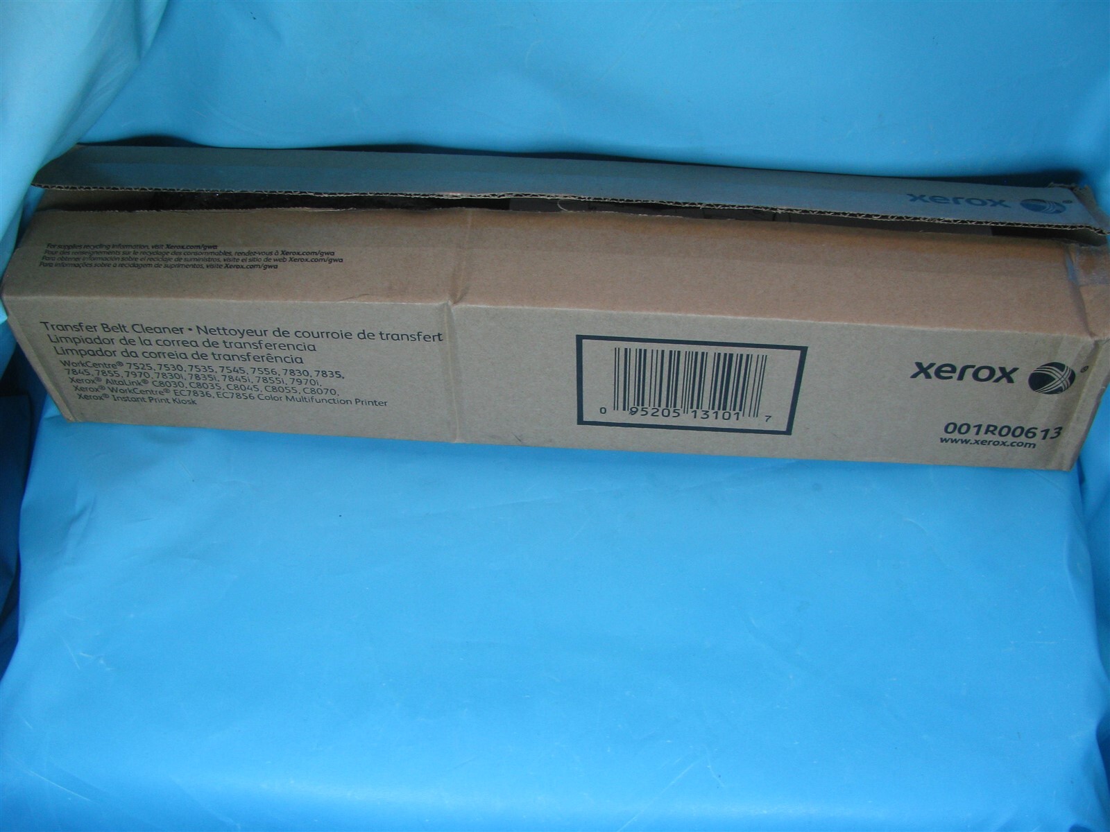 GENUINE XEROX 001R00613 TRANSFER BELT CLEANER WC 7525 - FREE SHIPPING ...