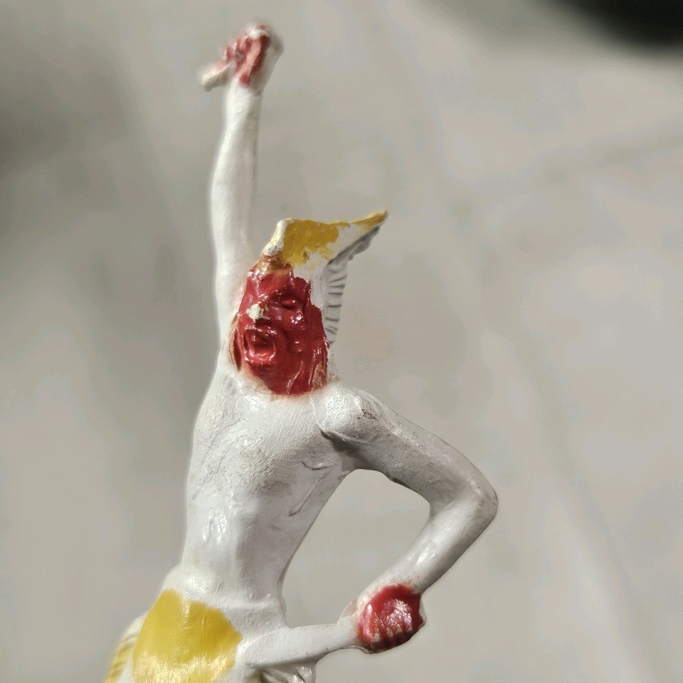 Antique Bergen Toy Plastic Indians And Cowboy Figures Lot Of 11 | eBay