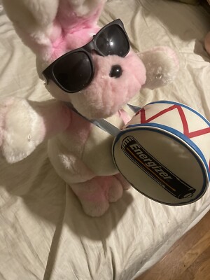 Energizer Battery Pink Bunny Rabbit 24" Plush Stuffed Animal No Shoes ...