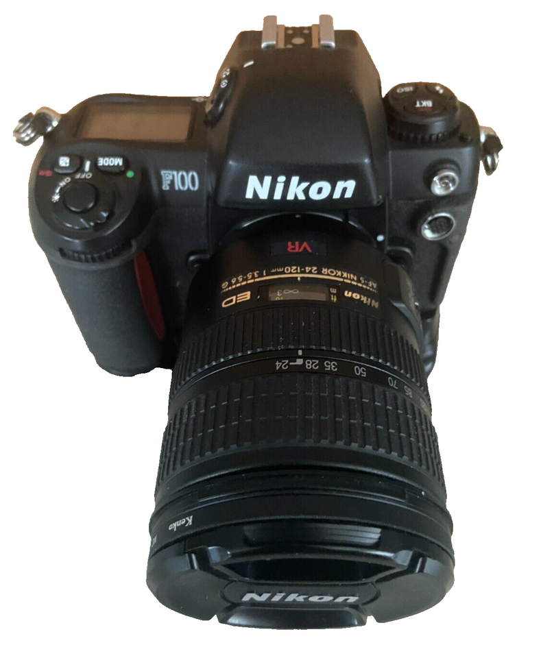 MINT Nikon F100 Body, Motor Drive, Four Lenses, and Shoulder Bag | eBay