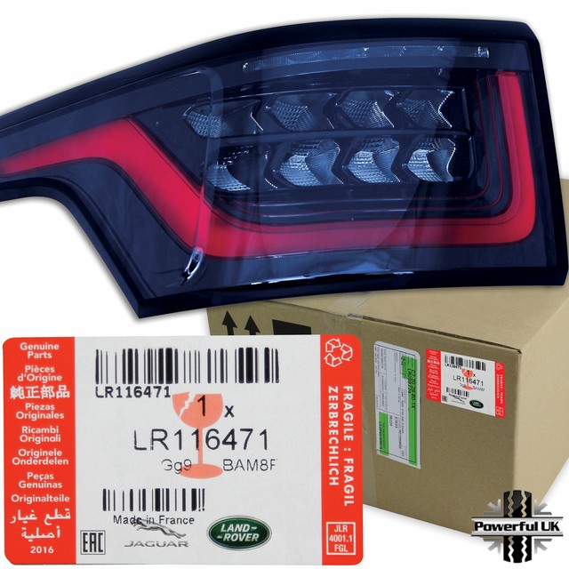Range Rover Sport Mk2 L494 2018 Onwards Left Hand Side Rear Tail Light ...