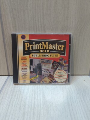 PrintMaster Gold 4.0 Publishing Suite - (1997 Just Mindscape, Inc ...