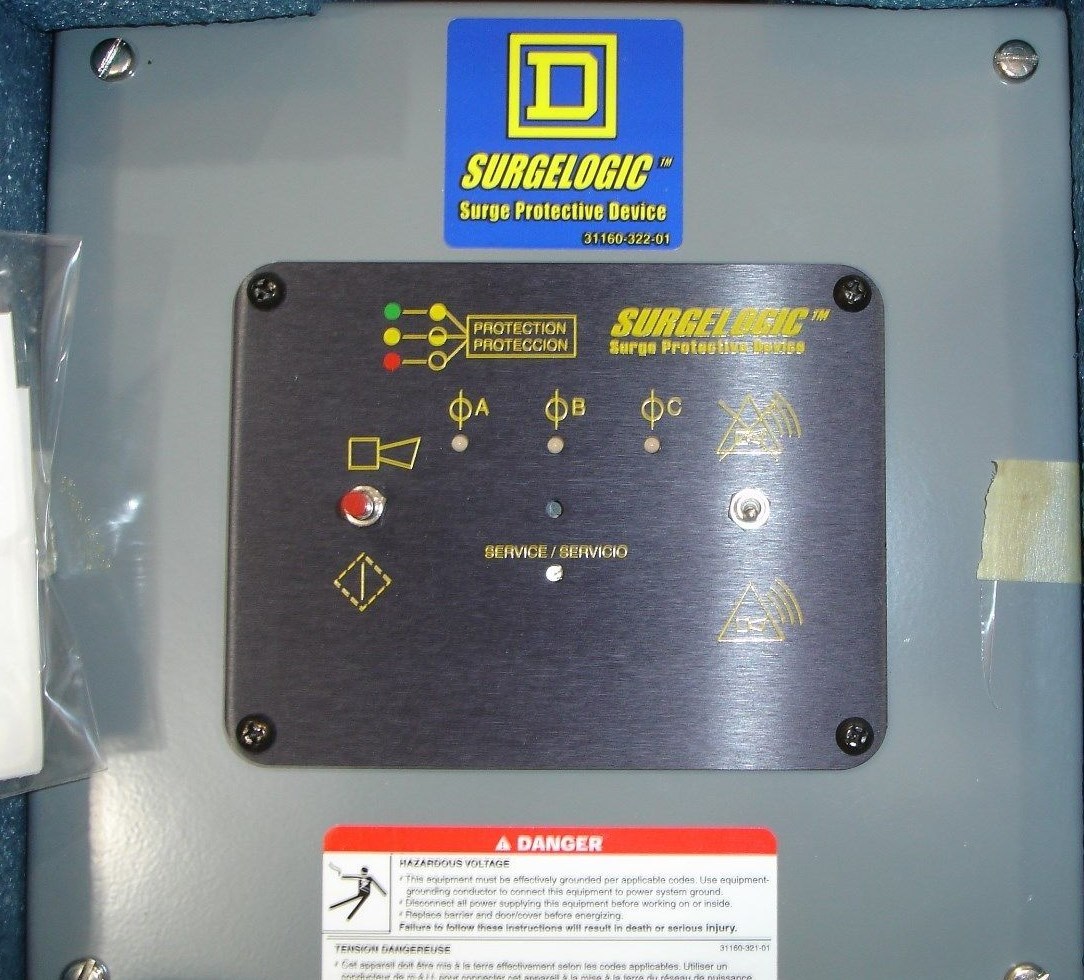 New Square D TVS2XT12A TVSS Surgelogic Surge Suppressor 120/208 3PH ...