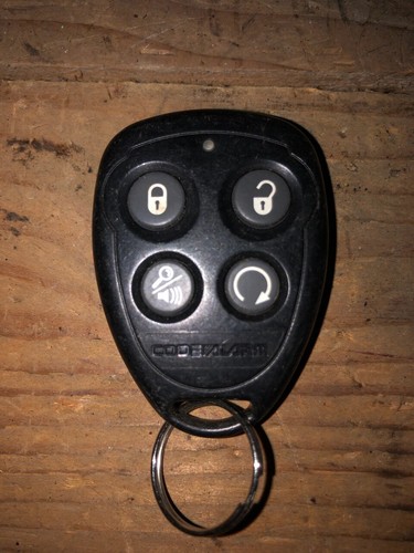 KEYFOB CODE ALARM CATX-50 Key Fob 4 Button Grey Remote Start Keyless ...