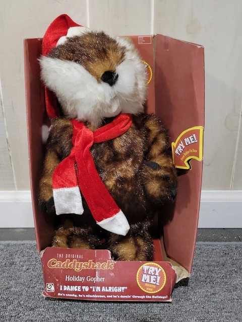Gemmy (30702) The Original Caddyshack Dancing Gopher Plush Toy ...