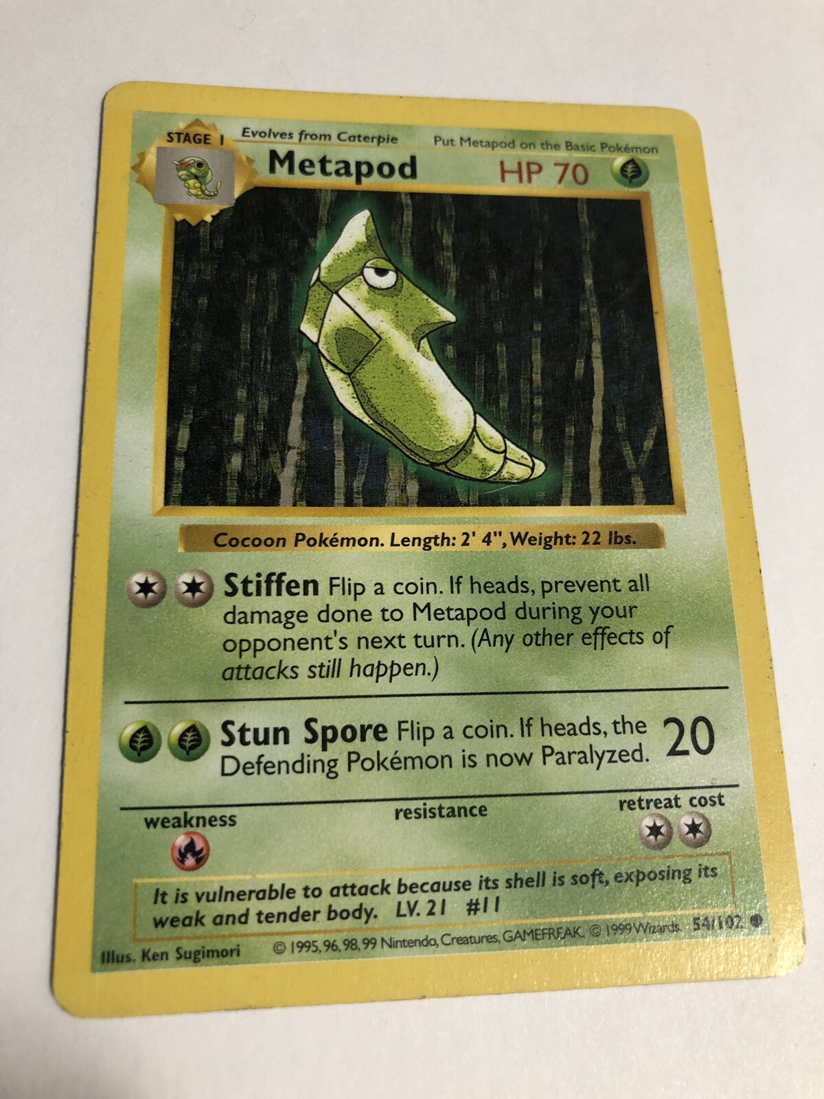 Metapod Card