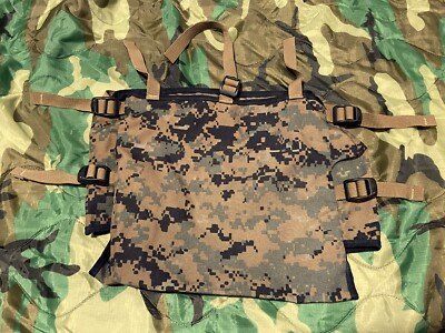 USMC Marine Military Marpat RADIO UTILITY POUCH Black Trim for ILBE ...