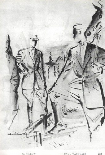 AD PUBLICITE MODE FASHION HOMMES WALTENER ANDRE BARDOT G TALON PAUL ...