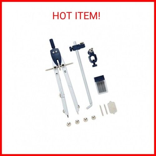 Mr. Pen- Professional Metal Compass with Wheel and Lock for Geometry ...