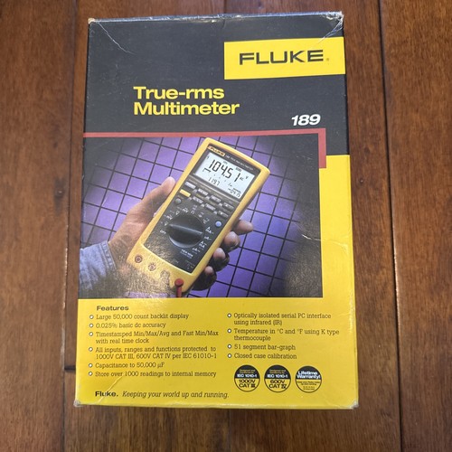 NEW FLUKE 189 True RMS Multimeter - Complete - Rare old stock -NOS | eBay