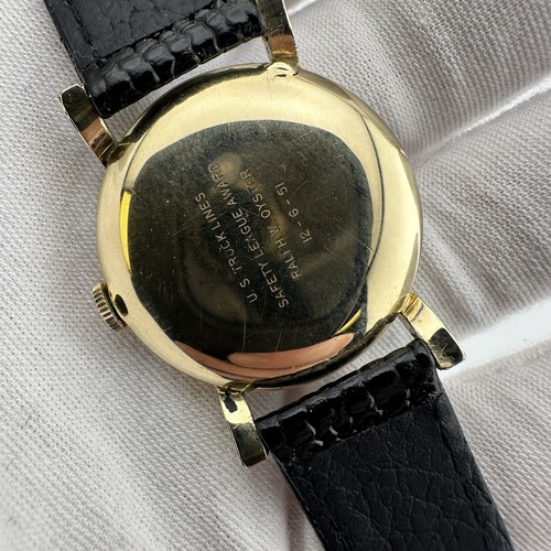 Vintage Hamilton Neil Watch 747 Movement Serviced Running 14kGF 1940s ...