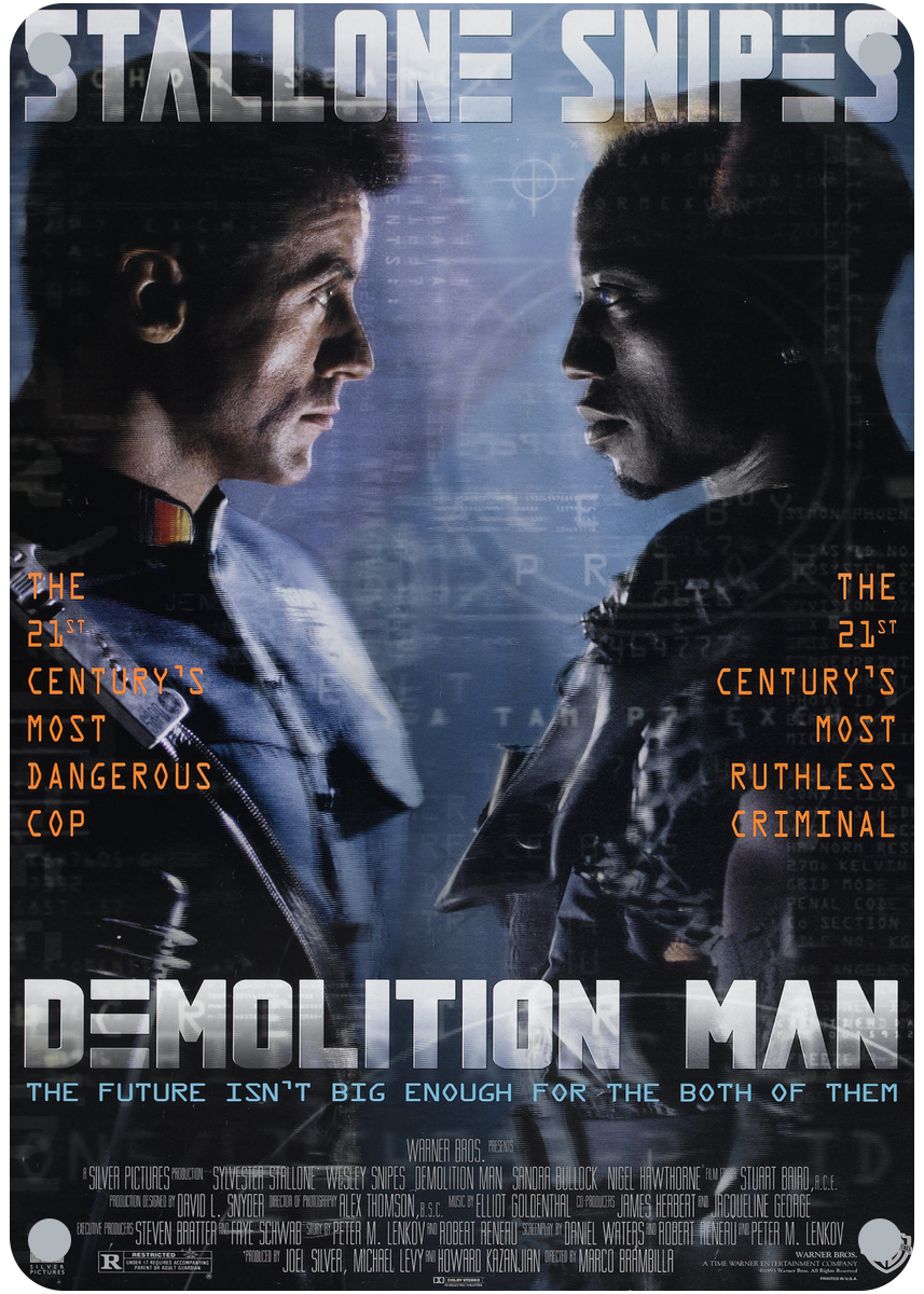 Demolition Man Movie Poster
