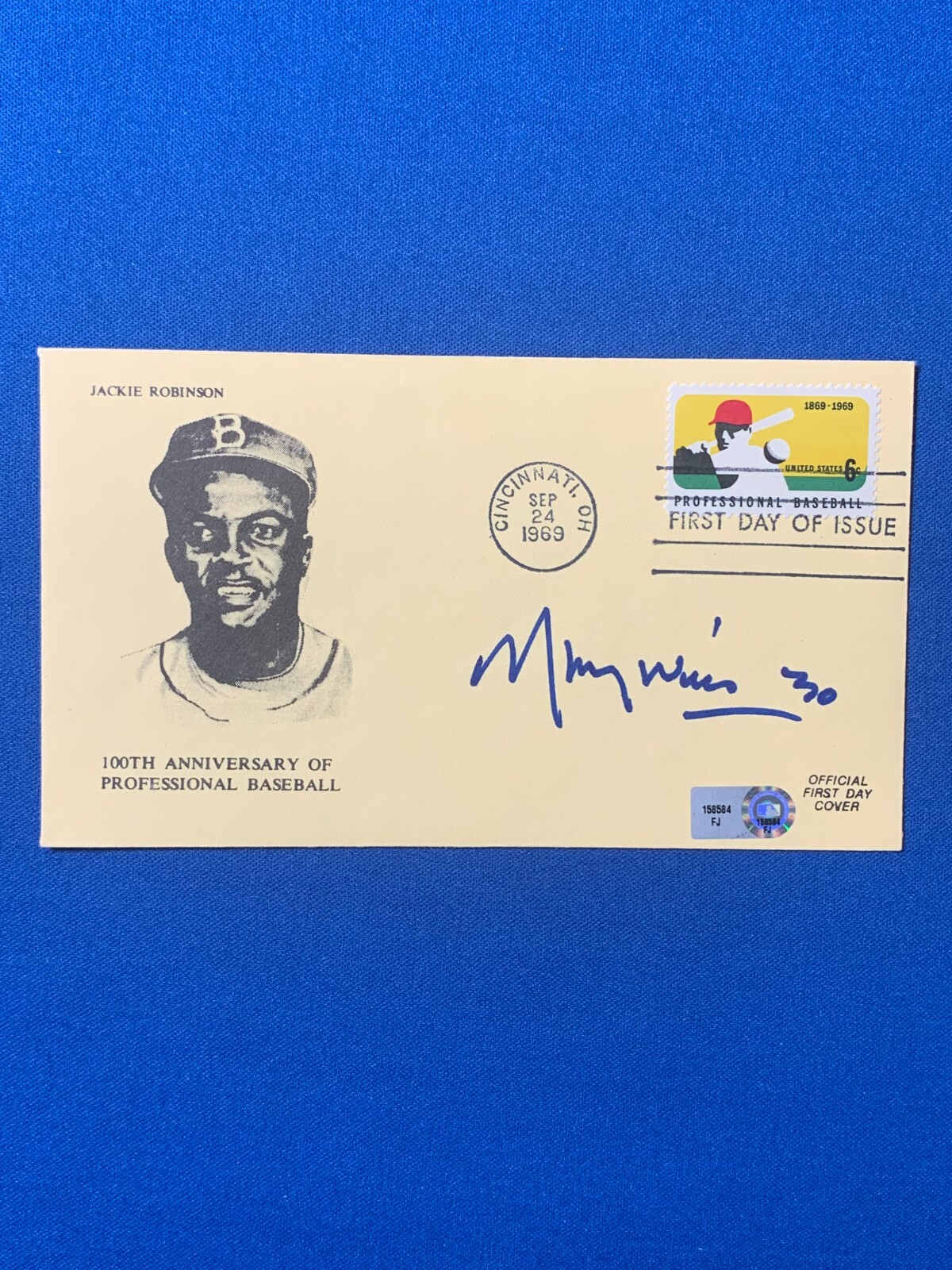 Jackie Robinson Autographed Memorabilia | Signed Photo, Jersey ...