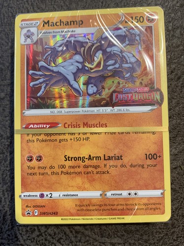 Machamp (Pre-Release Promo), SWSH243 Lost Origin, SEALED Pokemon TCG | eBay