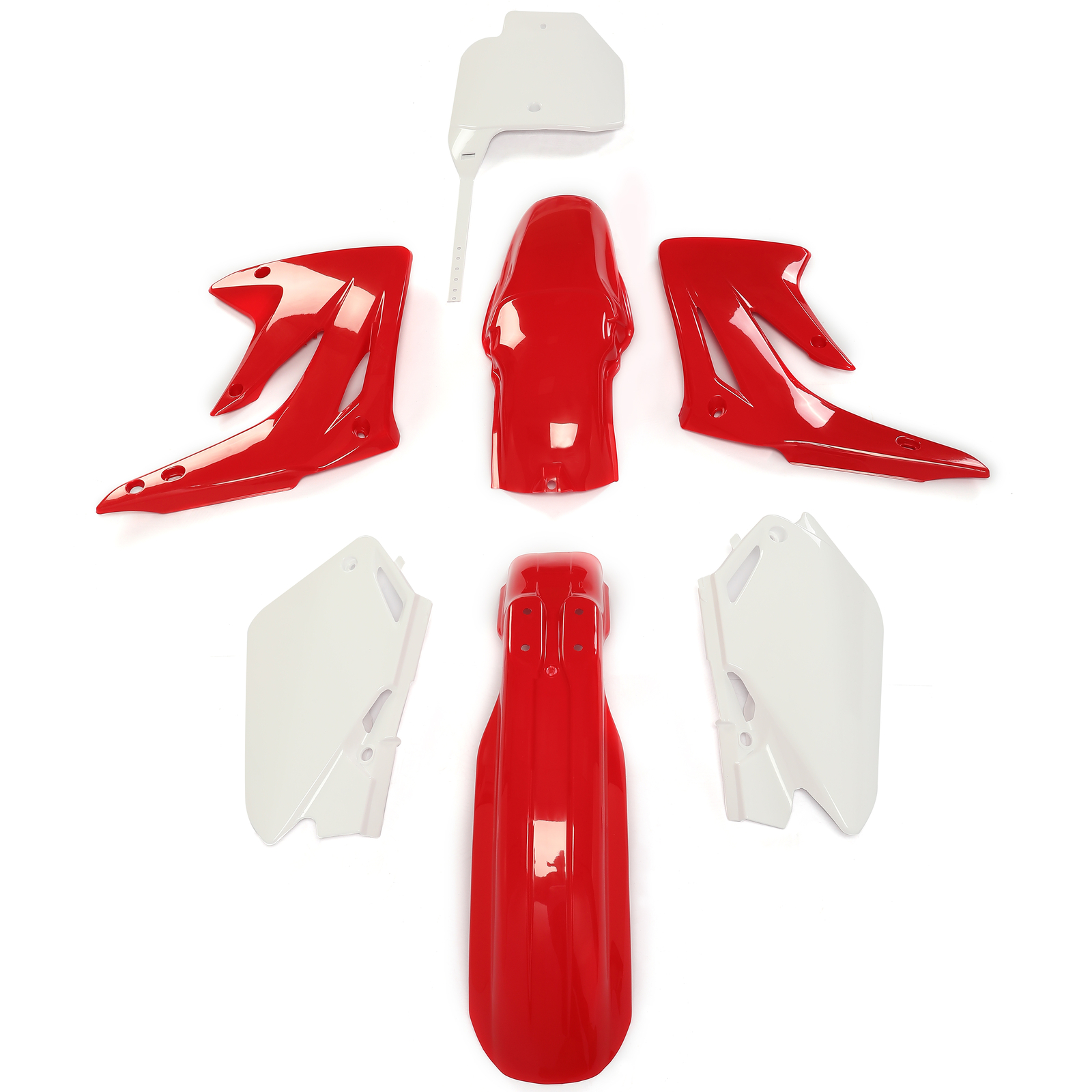 For Honda CR85R CR85RB 2003-2007 Restyled Plastic Kit Shrouds Fenders ...