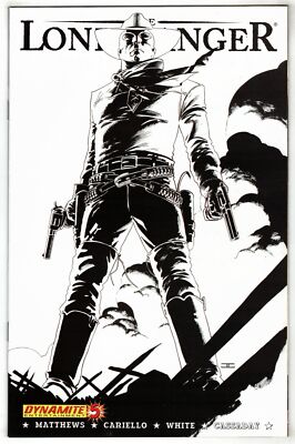 Lone Ranger #5 John Cassaday B&W Sketch Variant Dynamite 2006 VF/NM | eBay