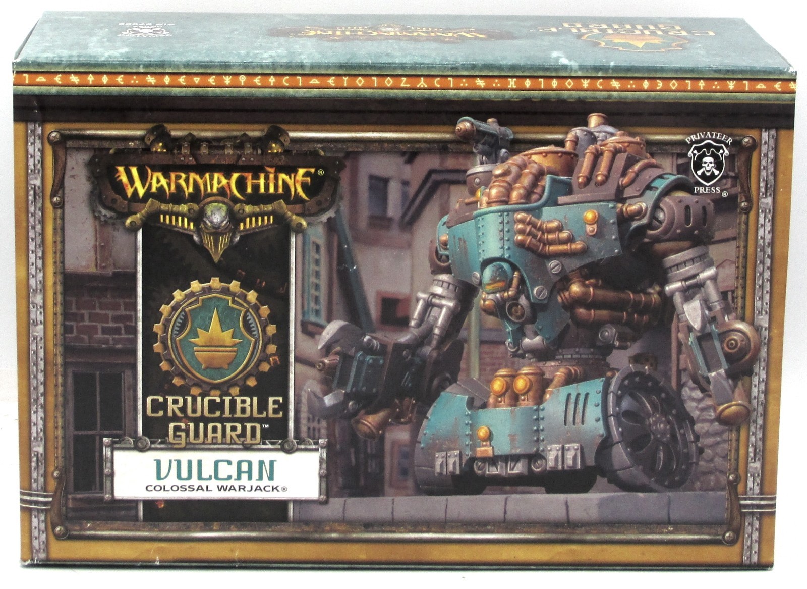 Warmachine PIP37022 Vulcan Crucible Guard Colossal Warjack (Golden ...