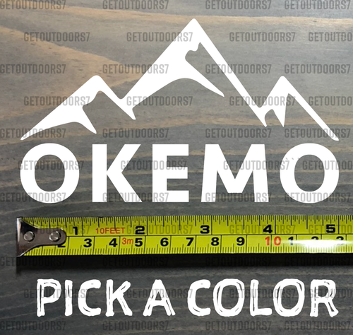Okemo Sticker Decal 5" Mountain Ski Vermont Stowe Pico Resort Sugarbush XO | eBay