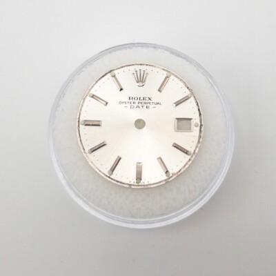 RARE SILVER ROLEX DATE Ladies FACTORY DIAL | eBay
