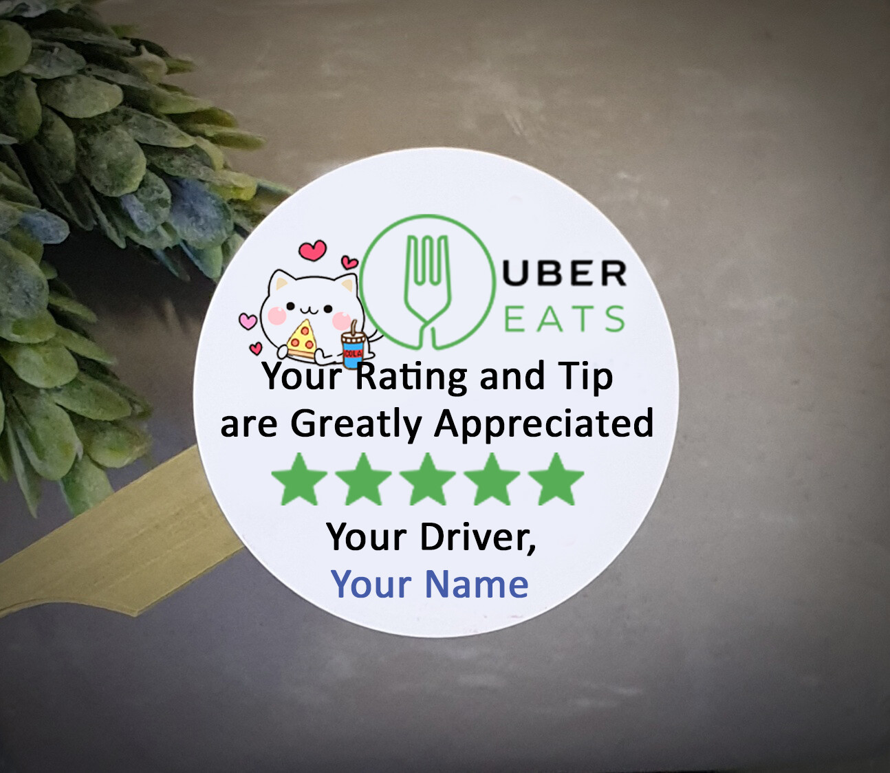 Personalized custom Doordash stickers delivery driver bag sticker for ...