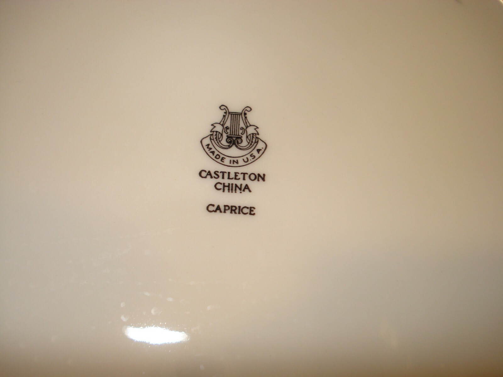 Castleton China Caprice Pattern Porcelain Dinner Plate Blue Floral w ...