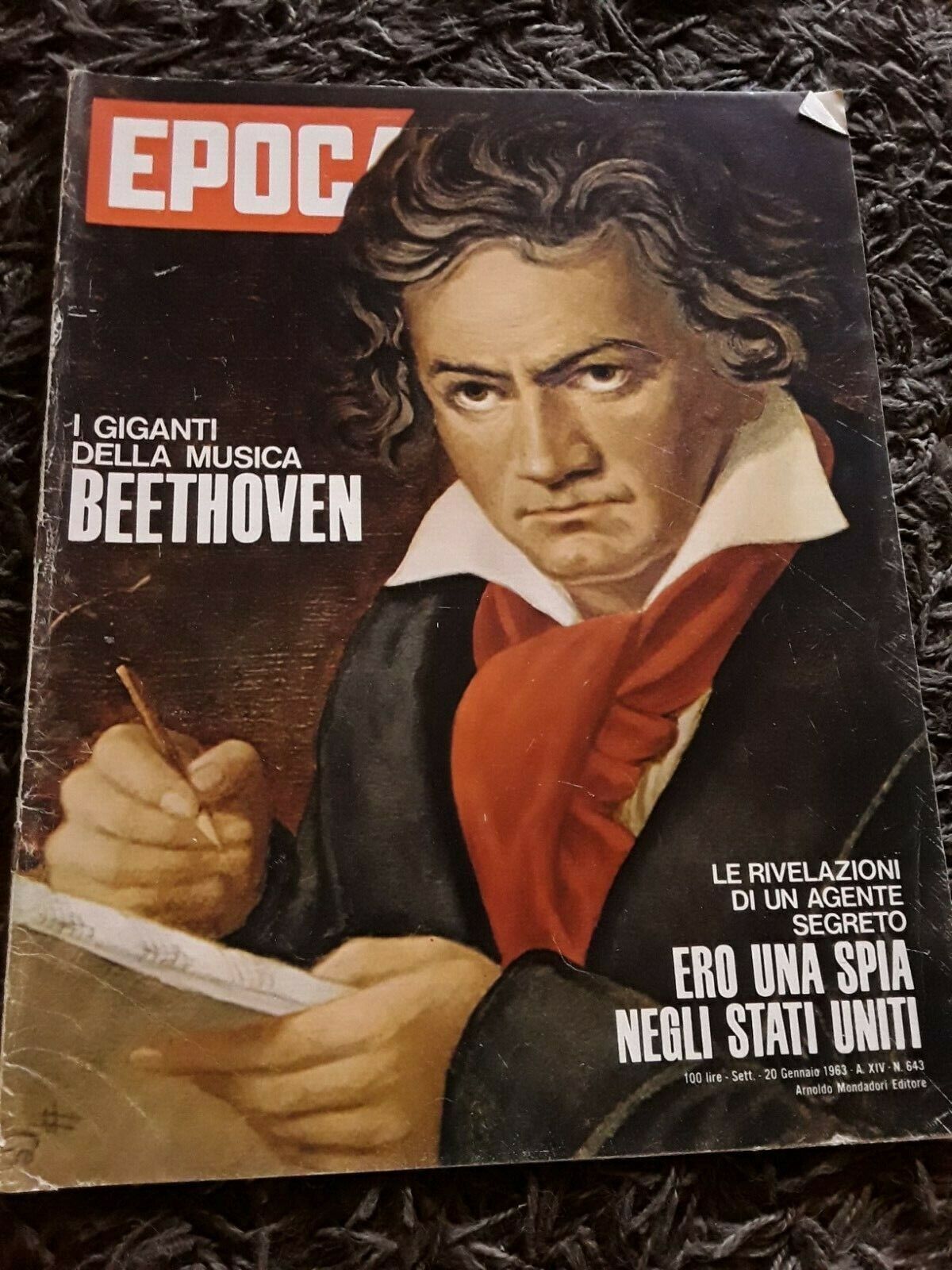 EPOCA 20 1 1963 BEETHOVEN RITA PAVONE KENNEDY MONNA LISA GIOCONDA ...