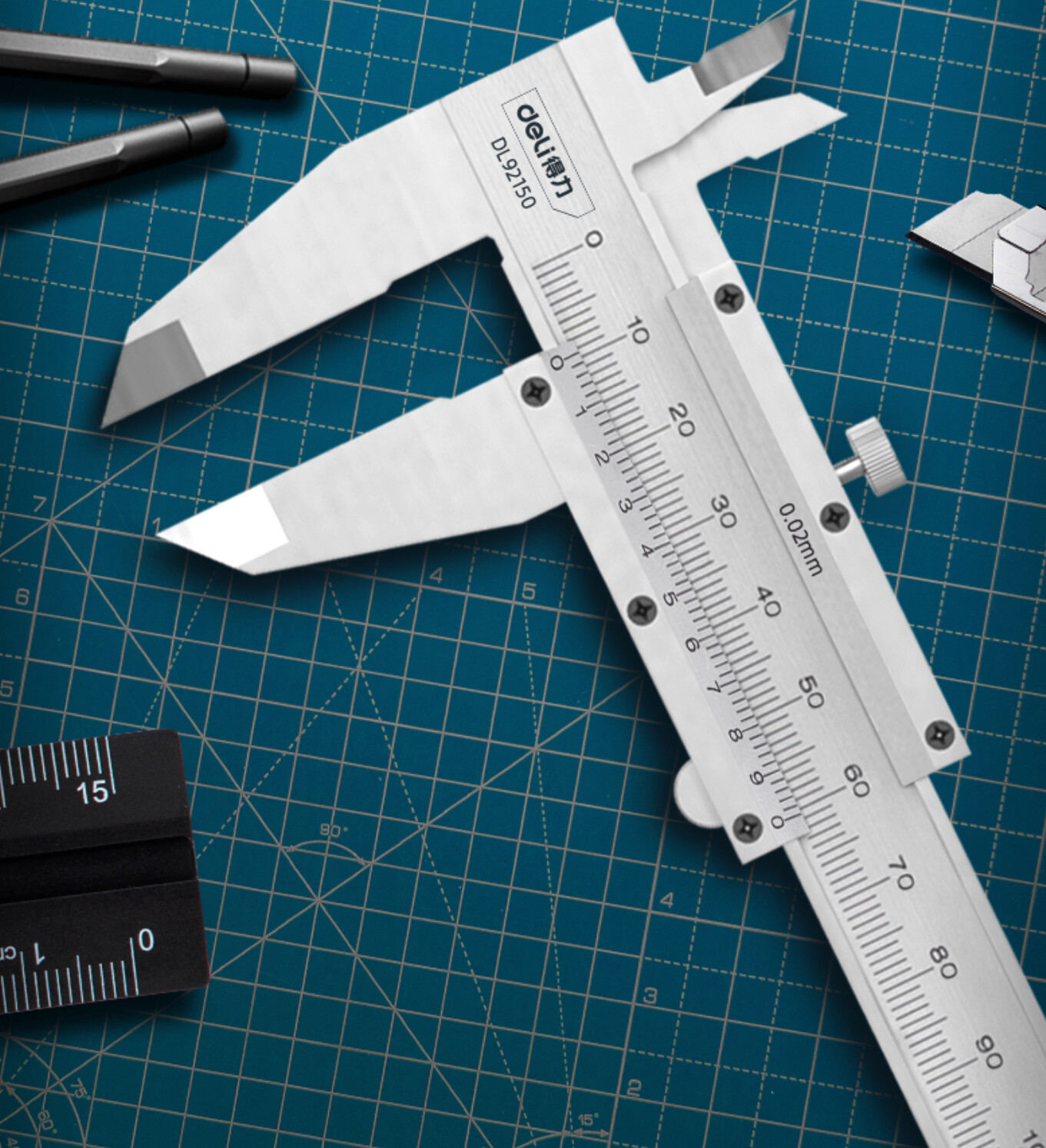 Mechanical Vernier Caliper Measuring Tool Stainless Steel Calipers150mm ...