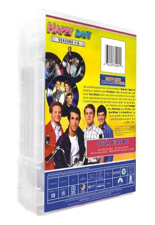 Happy Days: Complete TV Series Season 1-6 (DVD 22-Disc Box Set) Region ...