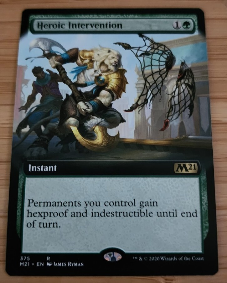 Heroic Intervention (Extended Art) - Core Set 2021 (M21) MTG Magic | eBay