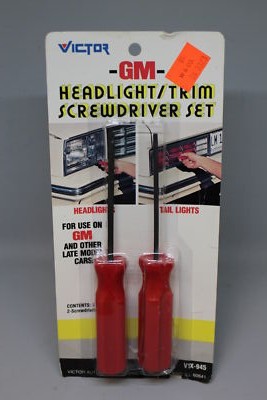 Victor GM Headlight / Trim Screwdriver Set - VTX-945 - New | eBay