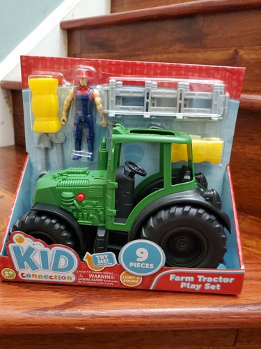 Kid Connection Farm Tractor Play Set, 9 Piece New | eBay