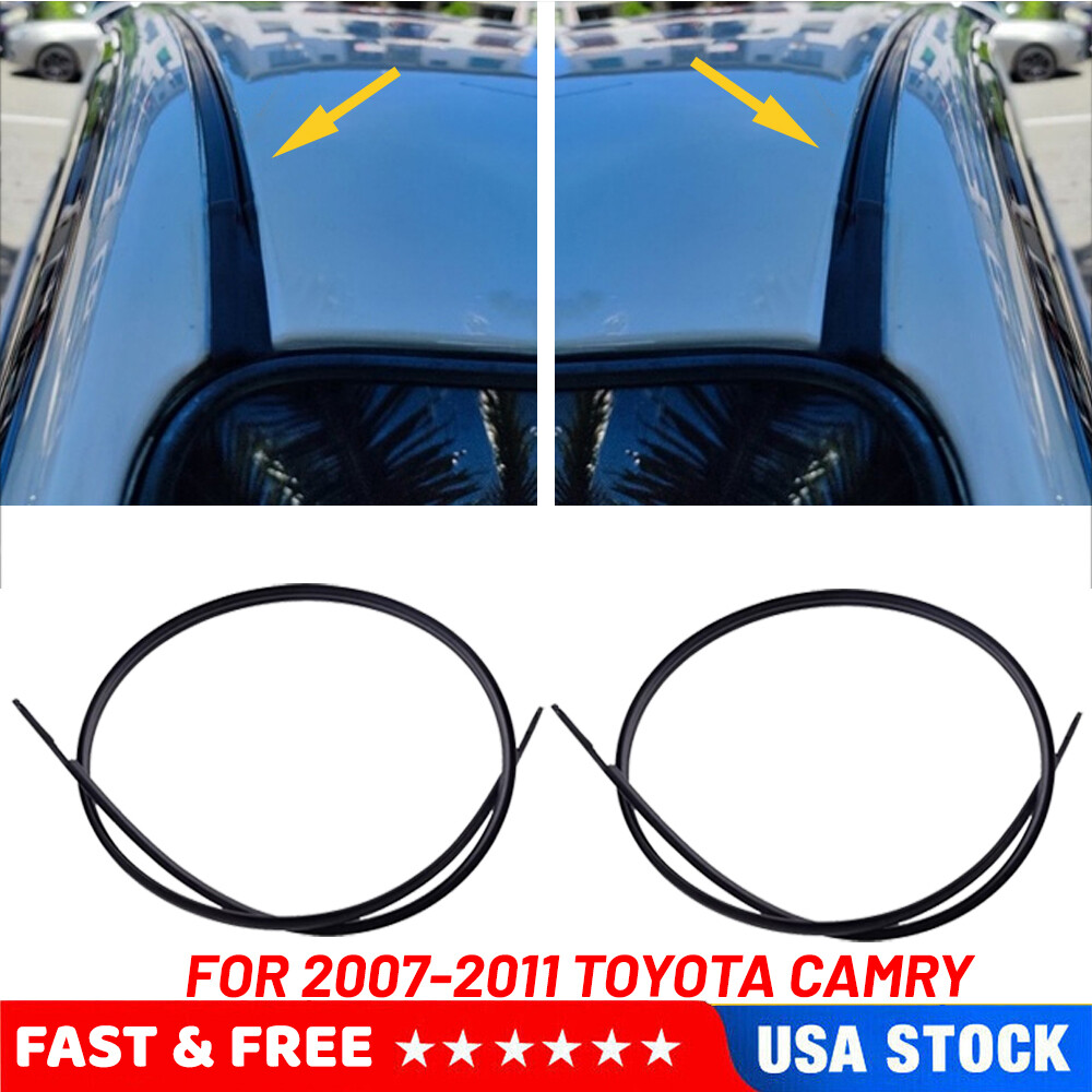 2PCS Roof Drip Molding Trim Left+Right For Toyota Camry 2007-2011 ...