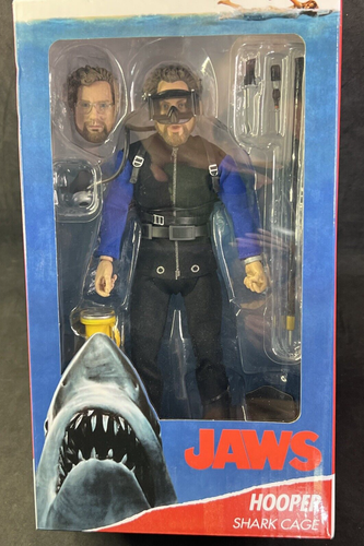 Jaws Matt Hooper Shark Cage 8 in Action Figure NECA NEW 634482033456 | eBay