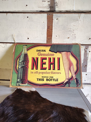 Vintage NEHI Soda Pop Metal Sign 1993 | eBay