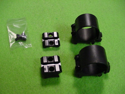 Original Weaver Savage 99 Mount 2pc Base Set & 1" Low Matte Weaver ...