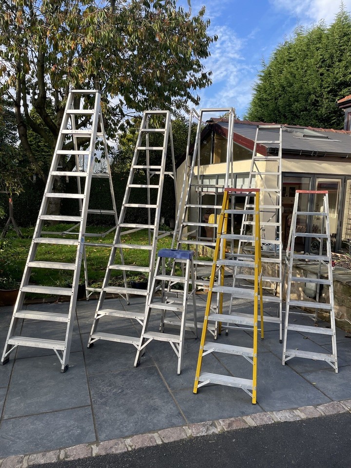 CLOW / LYTE / YOUNGMAN ALUMINIUM FIBREGLASS SCAFFOLD PODIUM LADDERS ...