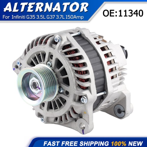 Alternator 11340 for Infiniti G37 2008-2010 G35 M35 Q50 Q70 Nissan 370Z ...