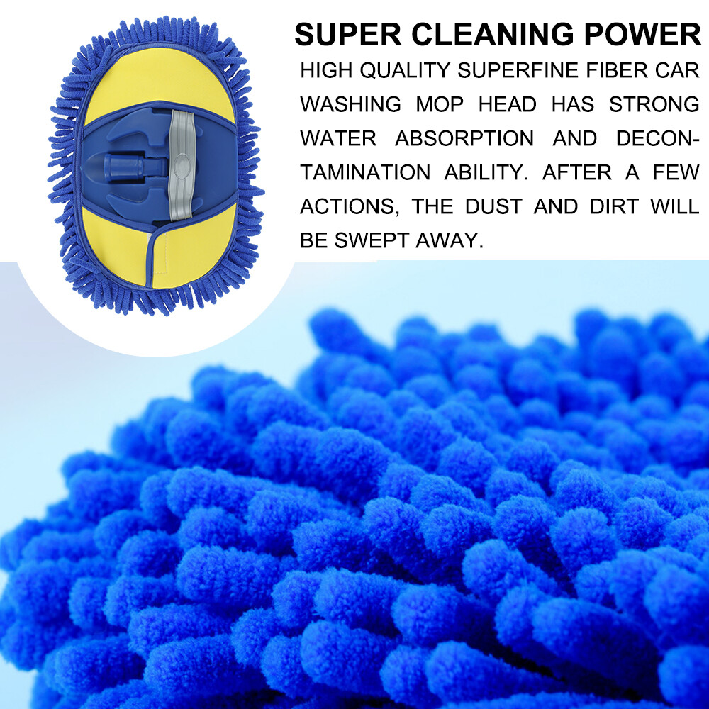 Telescopic Adjustable Car Brush Wash Soft Care Mop Vehicle Cleaning ...