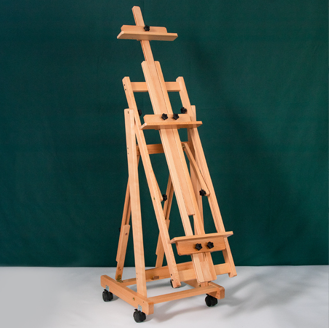 Large Artist Easel Horizontal Vertical Dual-use H-Frame Painting Stand ...