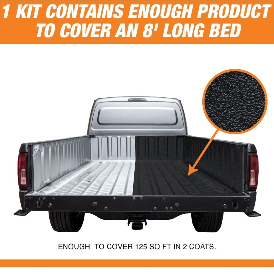 Rhinox Black 2 Gallon Urethane Spray-On Truck Bed Liner Kit | eBay