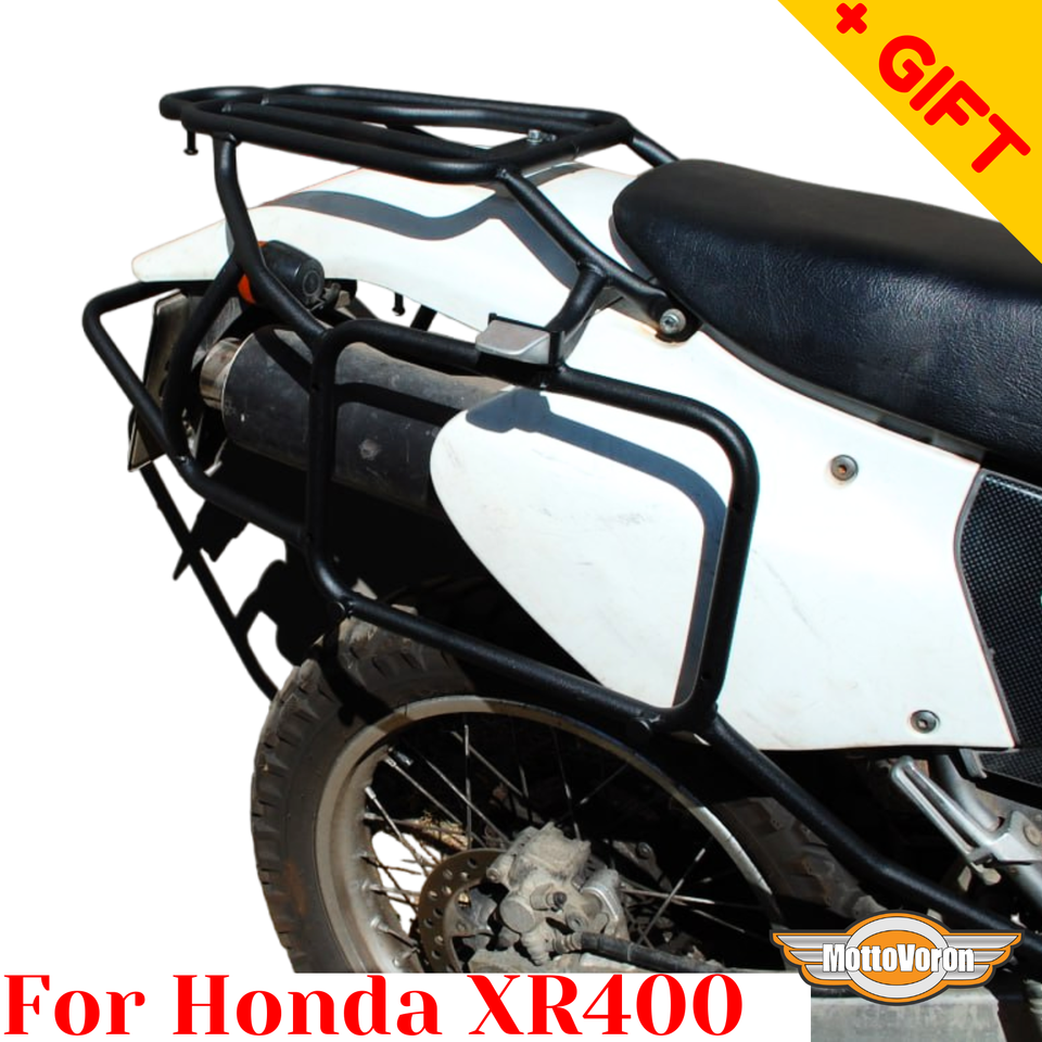 For Honda XR 400 Rack luggage system XR400R side carrier Monokey XR 400 ...
