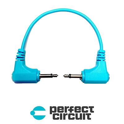 Tendrils Stakkas Stackable Patch Cables 30CM Cyan EURORACK NEW PERFECT ...