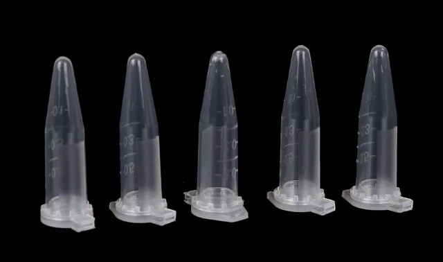50X0.5ml Lab Clear Micro Plastic Test Tube Centrifuge Vial Snap Cap ...