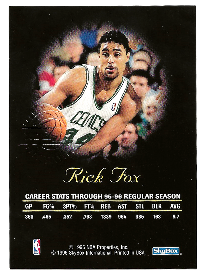 1996 Skybox Rick Fox (Auto) CELTICS | eBay