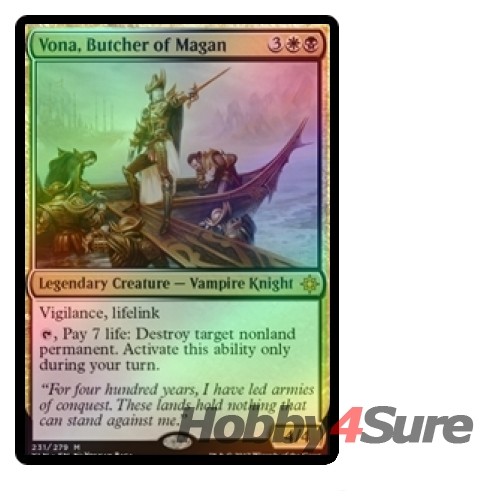 Foil Vona, Butcher Of Magan M/NM Magic: The Gathering MTG Ixalan | eBay